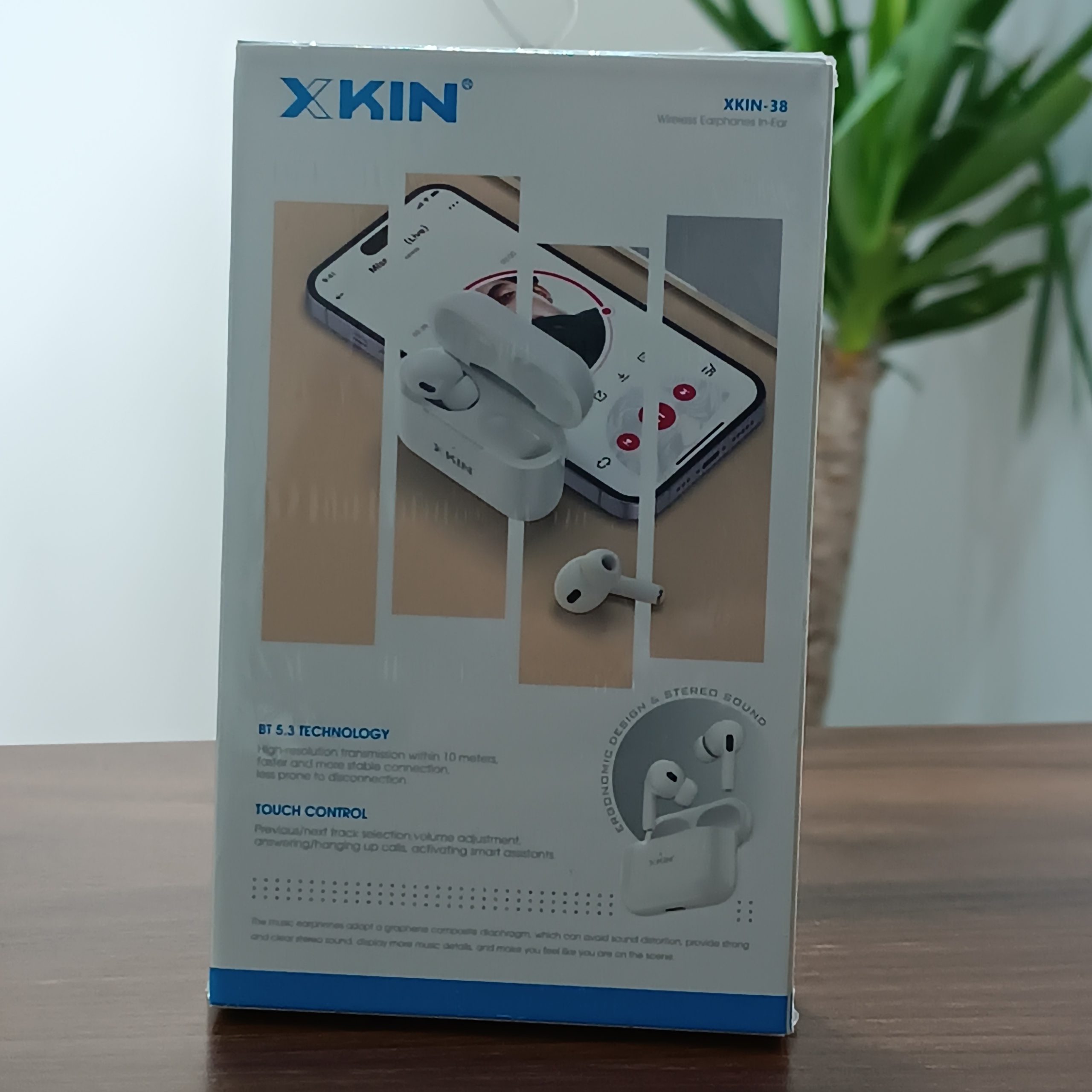 ایرپاد هندزفری بلوتوثی ایکس کین مدل XKIN-38 یکسال ضمانت تعویض درجا - مریدا گجت